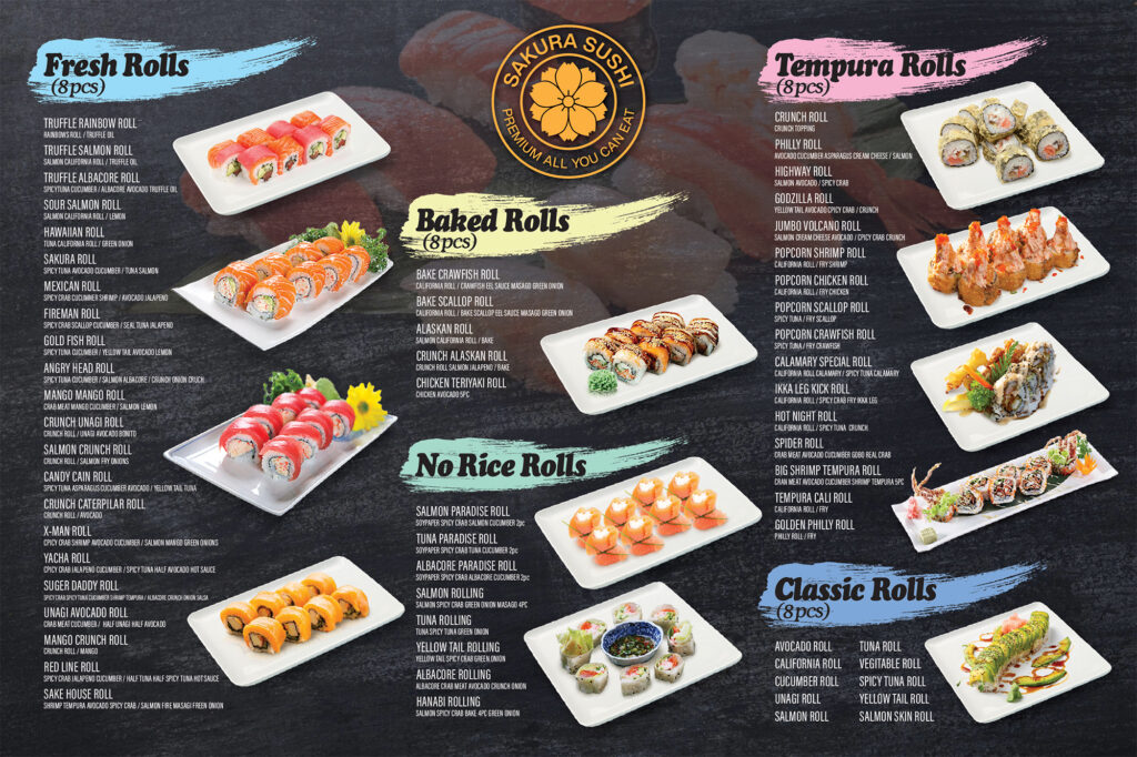 Menu – Sakura Sushi & Roll – Authentic Japanese Cuisine & Fresh Sushi ...